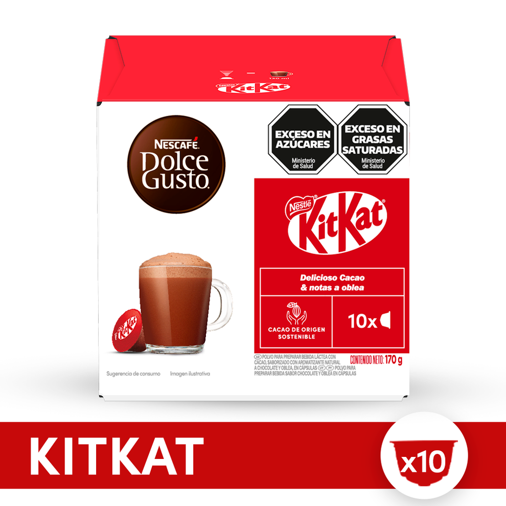 Cápsulas NESCAFÉ® Dolce Gusto® KitKat x 10u | Shop Nestlé