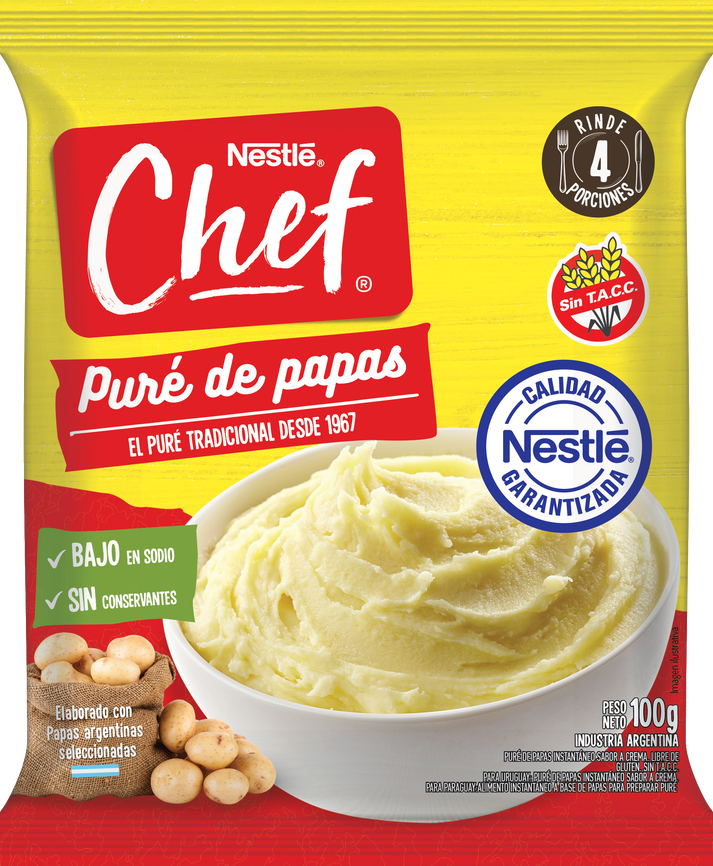 CHEF Pure de Papas 100g | Shop Nestlé