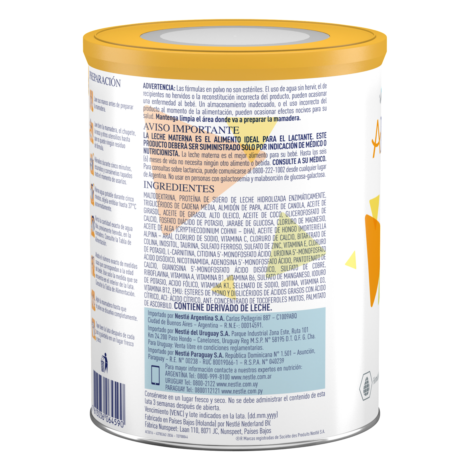 Fórmula Alfare Lata 400 Gr | Shop Nestlé